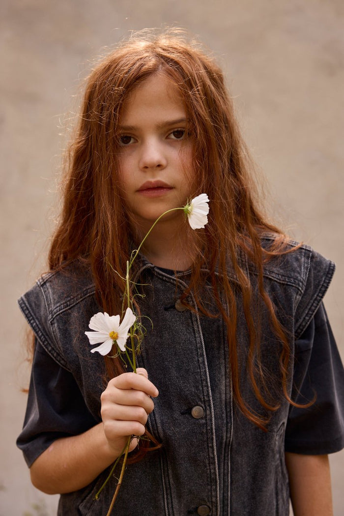 Kids Denim Vest – Comfort Stretch Layer | SOW Kids